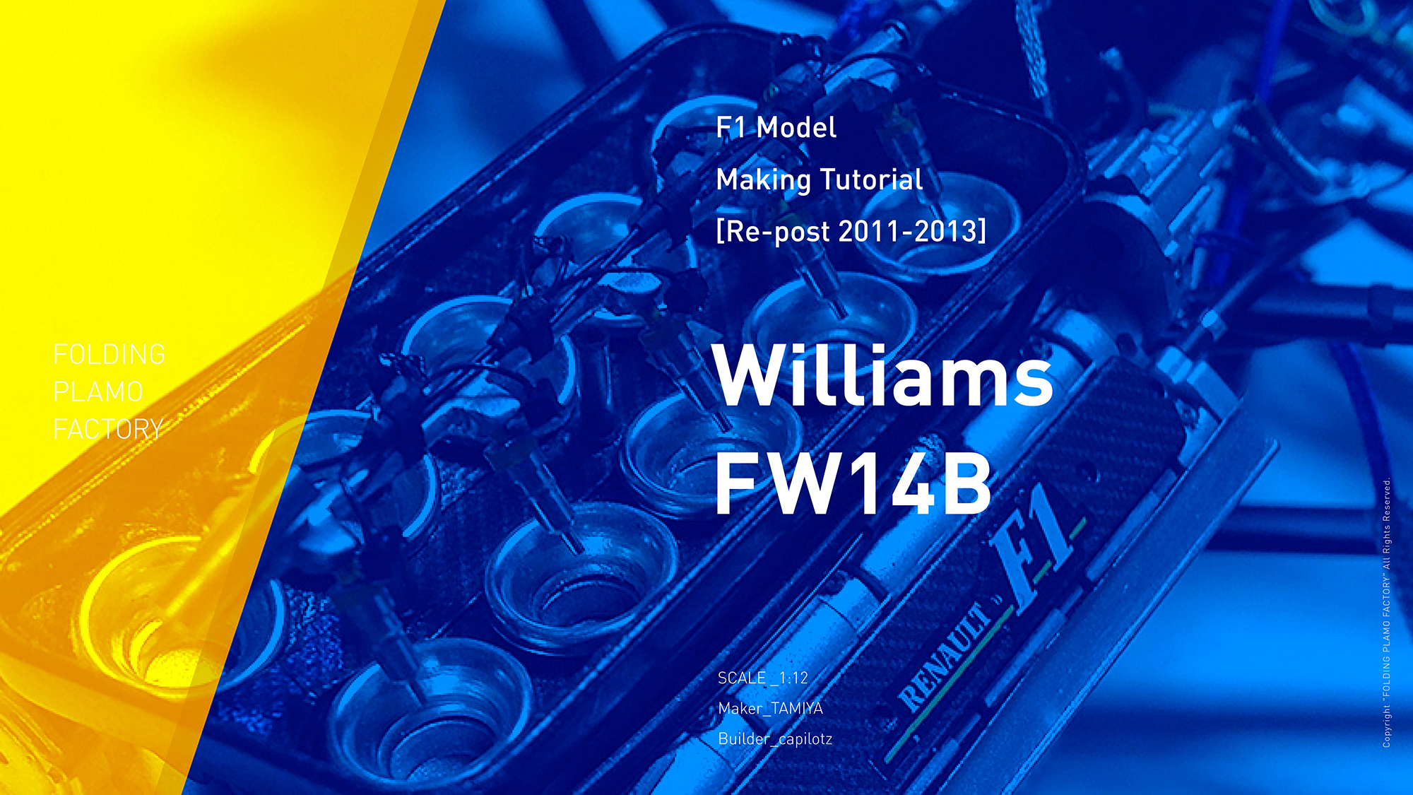 [Repost] Building the Williams FW14B No.07 | FOLDING PLAMO FACTORY
